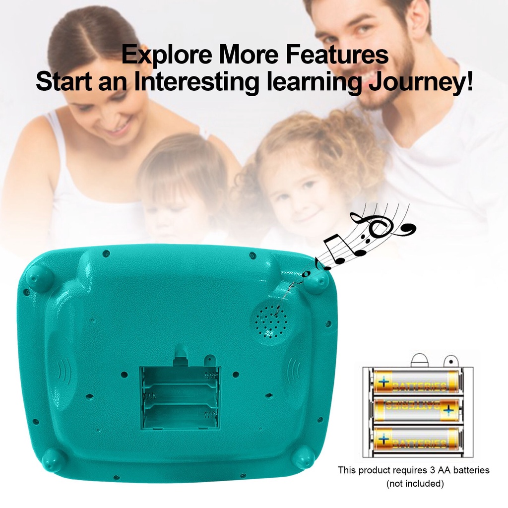8-mode Kids Educational Tablet Pretend Play Laptop English Learning Toy ...