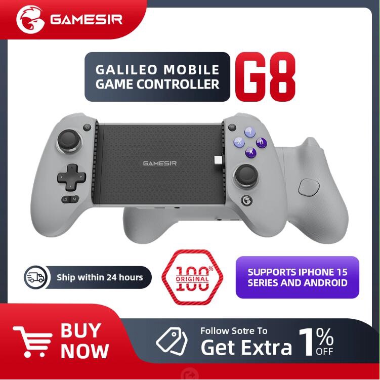 GameSir G8 Galileo Type C Mobile Controller Gamepad for iPhone 15 ...