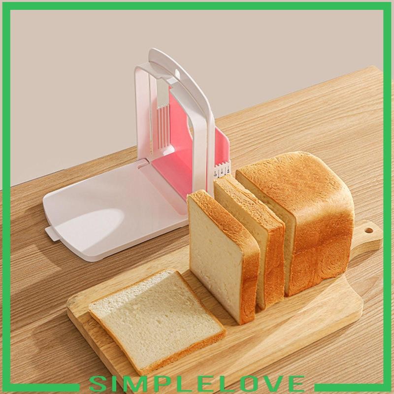 [Simple] Bread Cutter Cutting Guide Compact Folding Easy to Use Bread ...