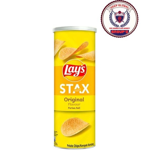 Lay's Stax Original Flavour Potato Chips 135g | Shopee Singapore
