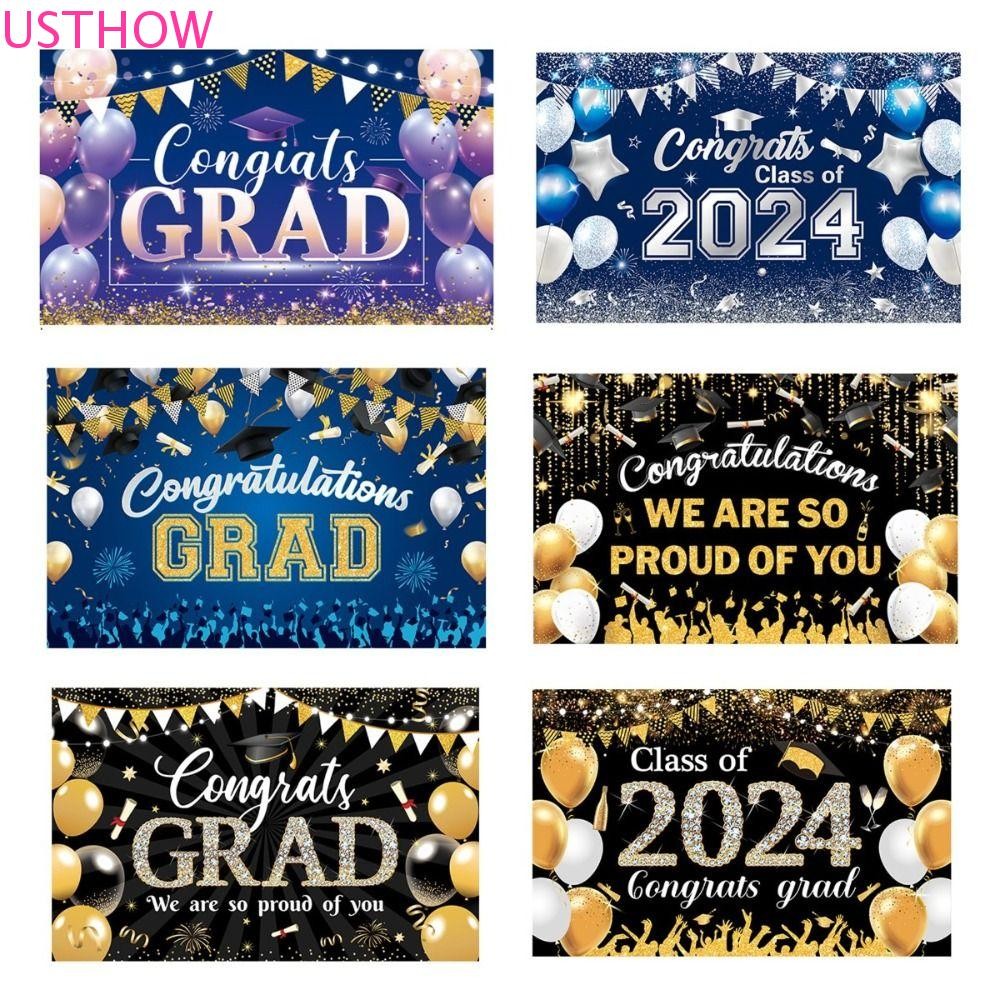USTHOW Graduates Background Backdrop, Congrats Grad Prom Graduation ...