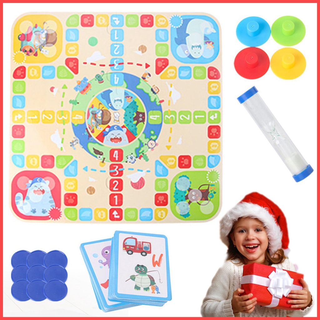 Aeroplane Chess Double-Sided Children Interactive Aeroplane Chess Board ...