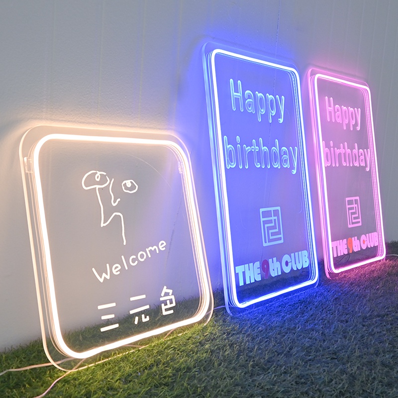 Customized Neon Light Light Box Acrylic Neon Light Signboard Luminous ...