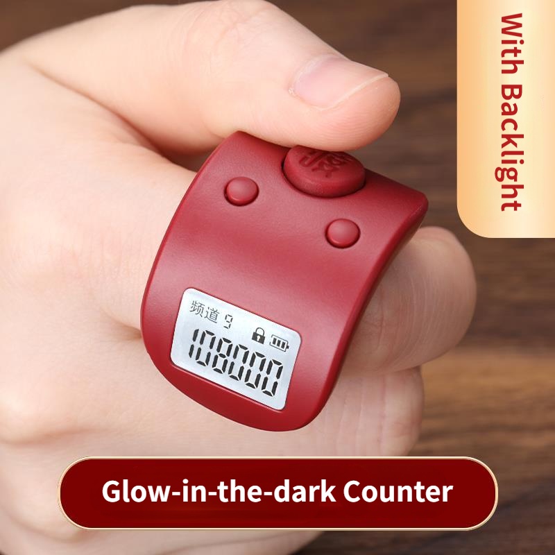 Glow-in-the-dark Counter Rechargeable Electronic Digital Display ...