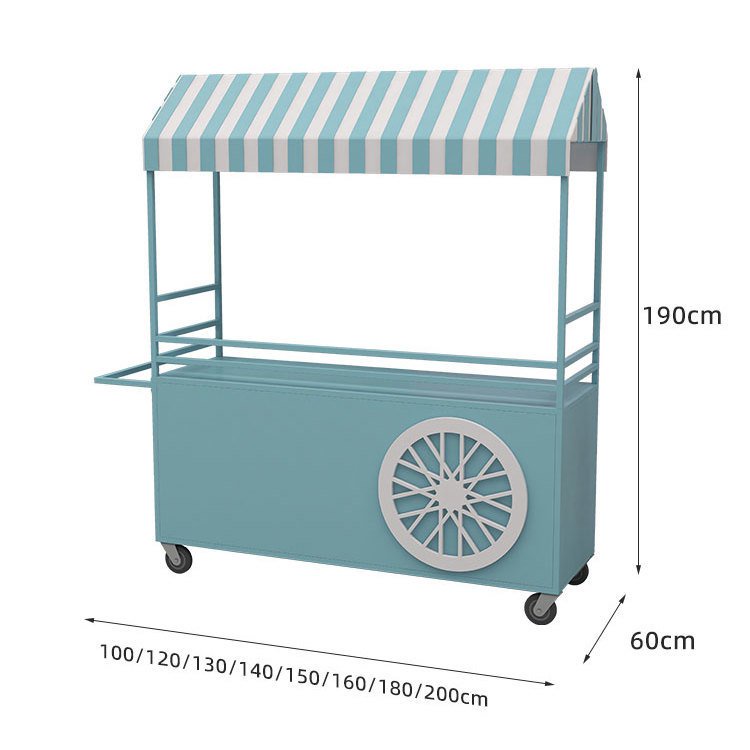 YQ63 Online Red Land Booth Car Night Market Market Stall Trolley ...