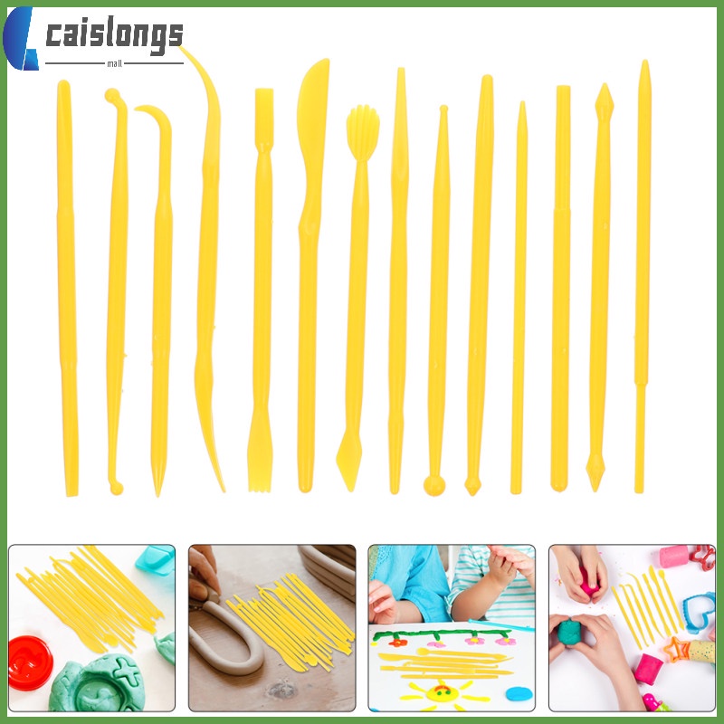 caislongs Clay Tool Set Air Dry for Kids Plastic Tools Pottery Figurine ...