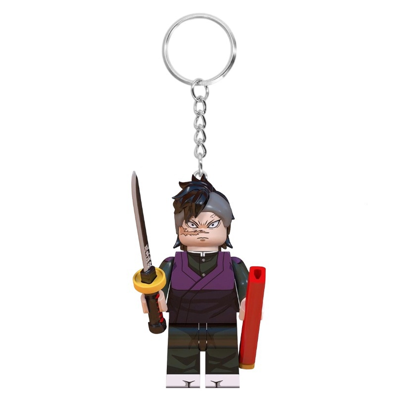 LEGO Keychain Minifigure Shinazugawa Genya Demon Slayer | Shopee Singapore