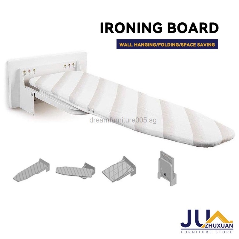 Wall-mounted ironing board Folding ironing table saves space 180 Degree ...