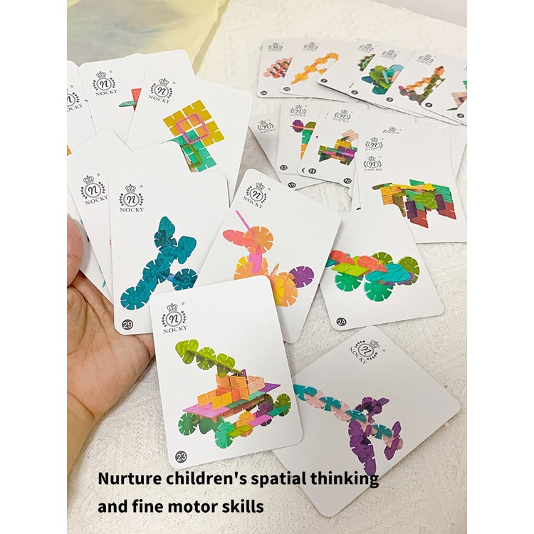 60/120/240pcs Extra Large Interlocking Disc Building Block Set Creative ...