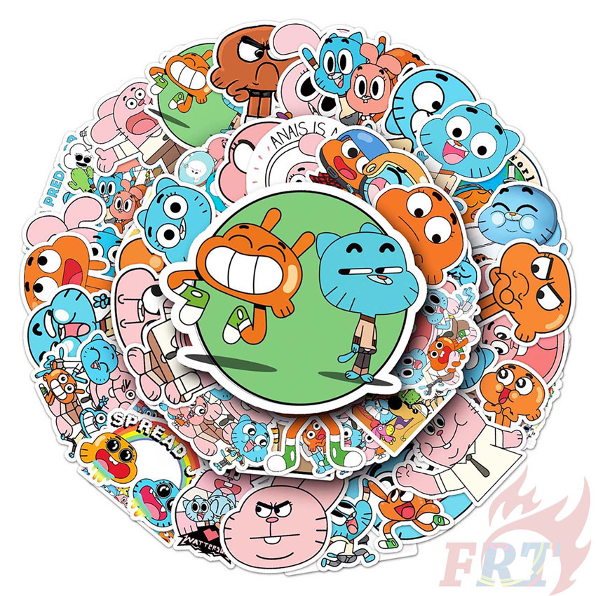 50Pcs/Set The Amazing World of Gumball Series 05 Stickers DIY Fashion ...