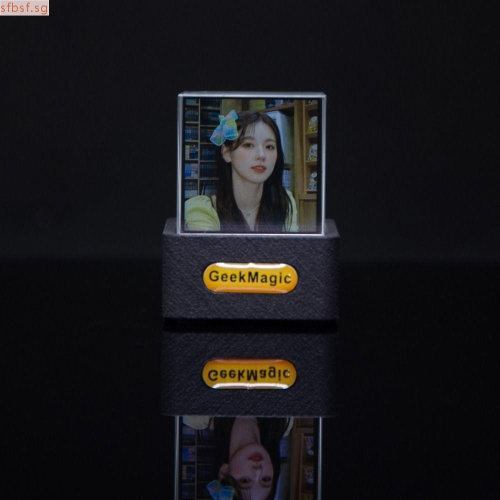 SFBSF Digital Clock, Creative Gift Crystal Cube GeekMagic GIFTV Smart ...