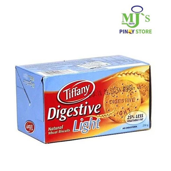 Tiffany Natural Wheat Digestive Light Biscuits 250g | Shopee Singapore