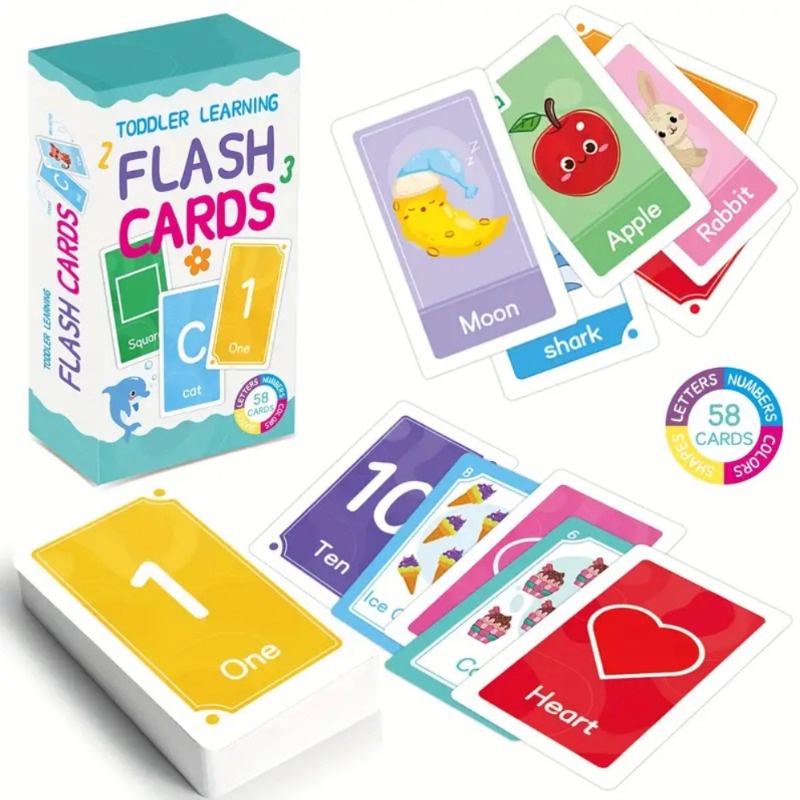 Alphabet Flashcards For Children's Early Education, ABC English ...