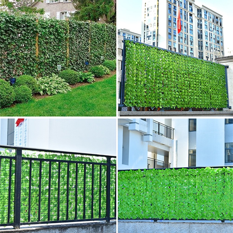 Simulation Plant Wall Fence Fence Leaf Balcony Covering Artificial ...