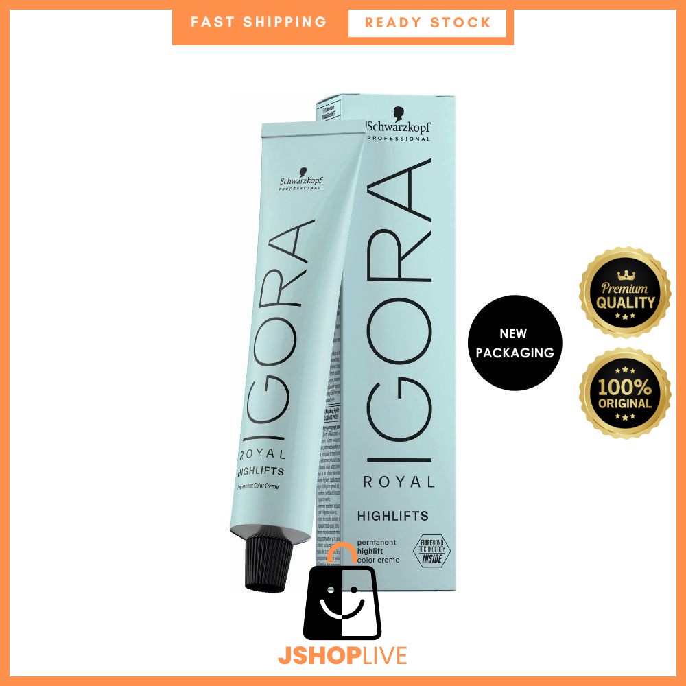 SCHWARZKOPF IGORA Royal HIGHLIFTS Permanent Hair Colour Cream - 60ML ...