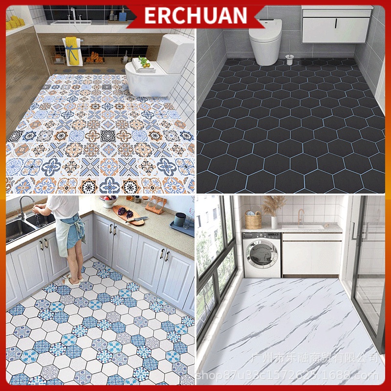 Self Adhesive Waterproof and Anti-slip Floor Stickers for Bathroom and ...