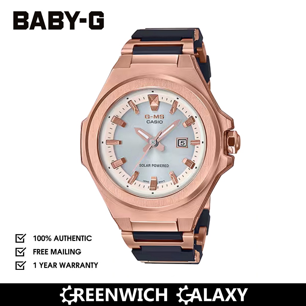 Baby-G Analog Solar Watch (MSG-S500CG-1A) | Shopee Singapore