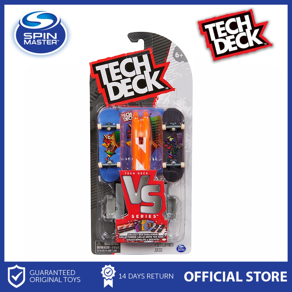 Tech Deck Versus Series Fingerboard Kit Mini Skateboard with ...