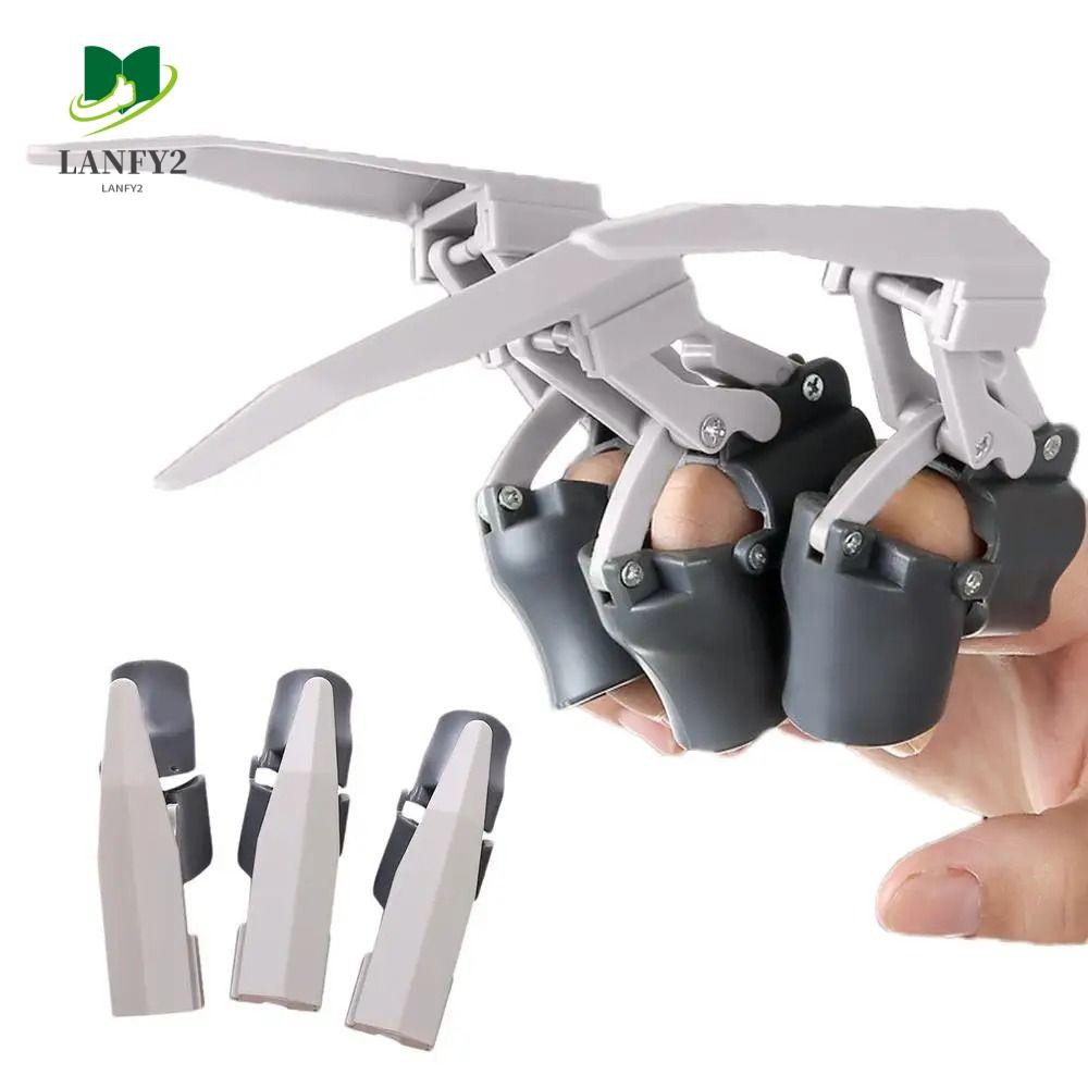 ALANFY 3pcs Retractable Mechanical Claws, Transparent Scalable Glowing Wolf Claws, Creative Cool ...