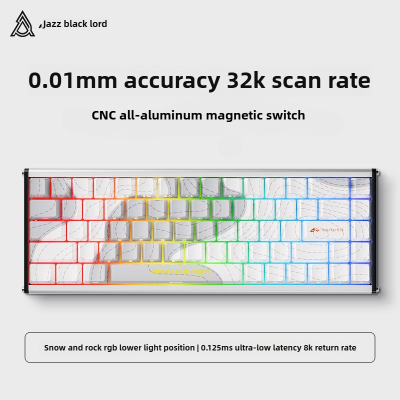 [Aluminum] AJAZZ ALUX68 Aluminium Esports Mechanical Keyboard Alloy ...