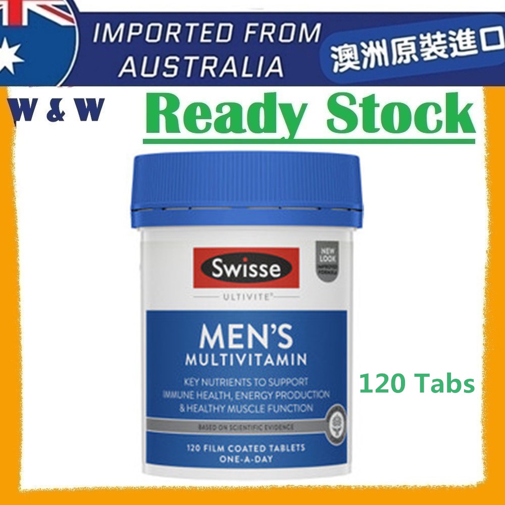 [EXP 05/2027] Swisse Men's Ultivite Multivitamin ( 120 Tablets ) ( Made in Australia ) | Shopee ...
