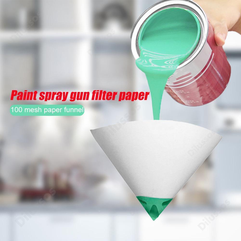 100 Mesh Paper Paint Filter Industrial Paint Filter Conical Mesh Filter ...