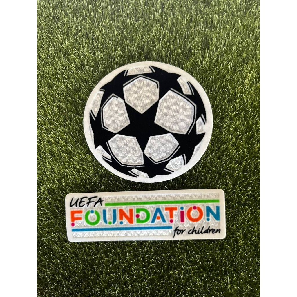 2023 CHAMPIONS LEAGUE PATCH UCL STARBALL and Respect 2023 1 TER STEGEN ...