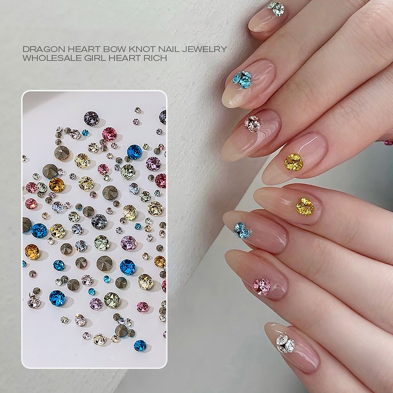 K9 Pointed Bottom Diamond Manicure Accessories Super Flashing Size ...