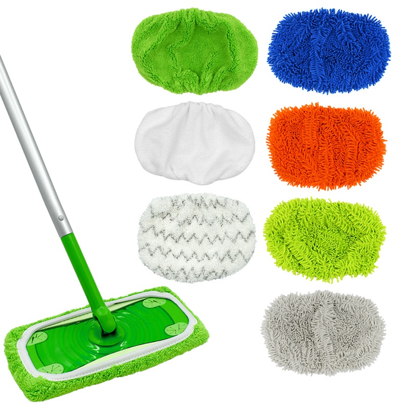 Wet Dry Mop Cloths Microfiber Mop Replacement Pads Mop Heads | Shopee ...