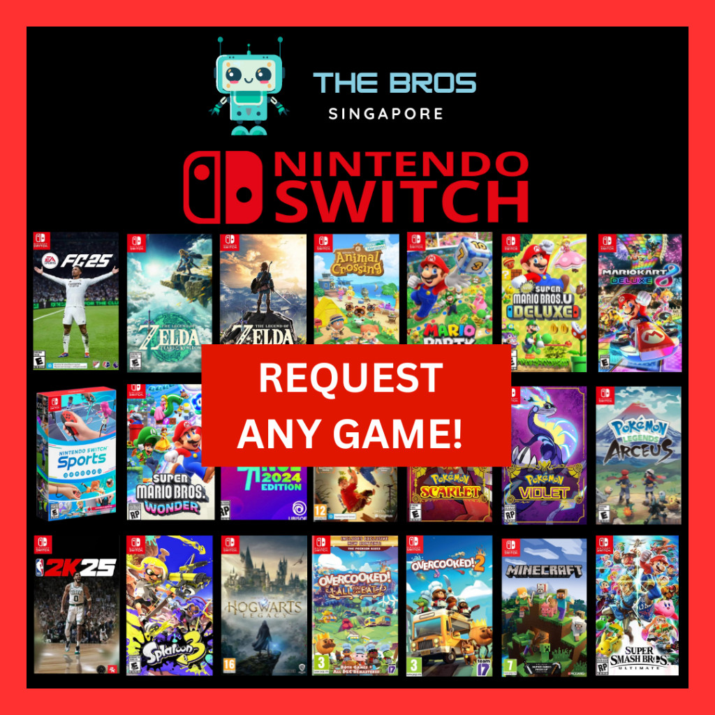 ⭐Nintendo Switch Digital Game - Request any Games for Nintendo Switch ...