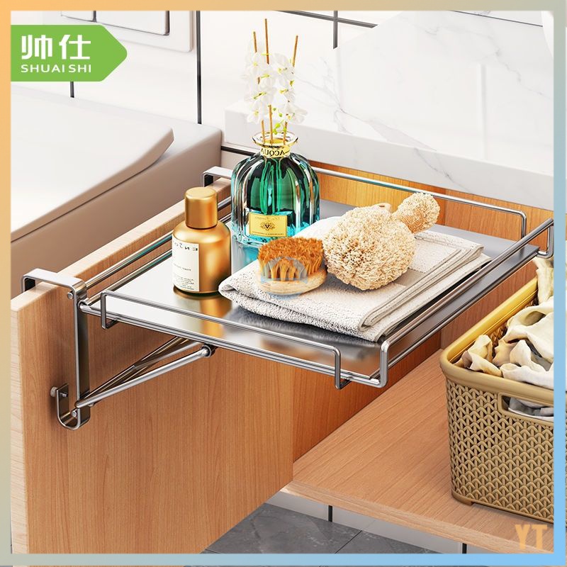 Stainless steel folding operating table kitchen cabinet door wall ...