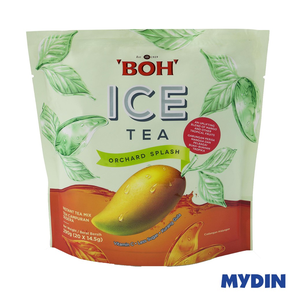 BOH Ice Tea Orchard Splash Instant Tea Mix (20's x 14.5g) | Shopee ...
