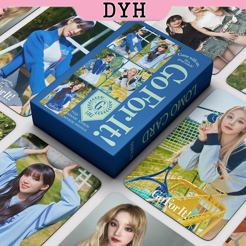 DYH 55pcs/box (G)I-DLE Photocards Go For It Album KPOP LOMO Card ...