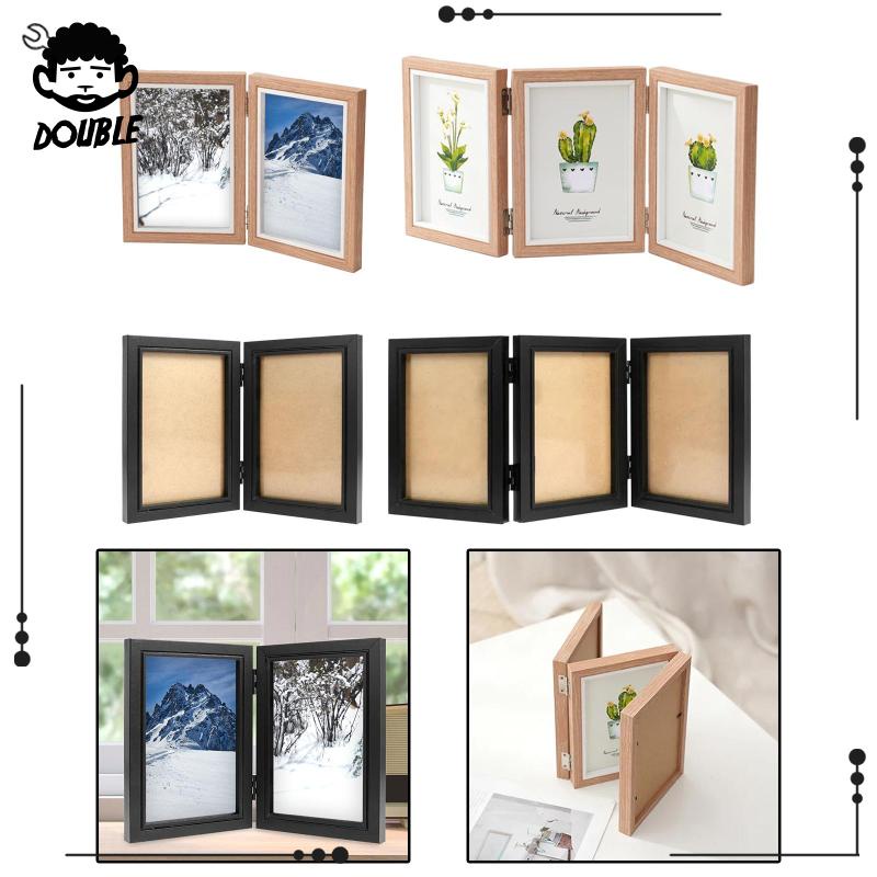 [ Picture Frame 4x6 Modern Folding Hinged Photo Frame Family Photo ...