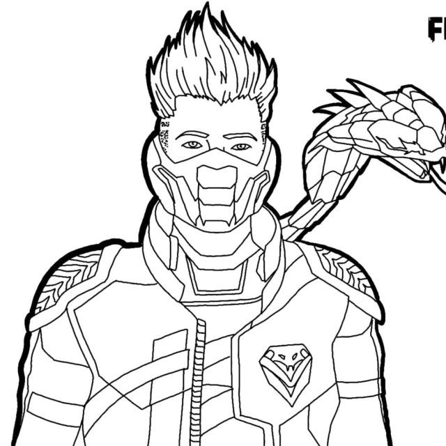 10 SHEETS of coloring paper, FREE FIRE theme COLORING PICTURES | Shopee ...