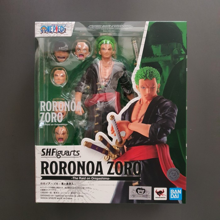 Bandai SHF Roronoa Zoro One Piece The Raid on Onigashima | Shopee Singapore