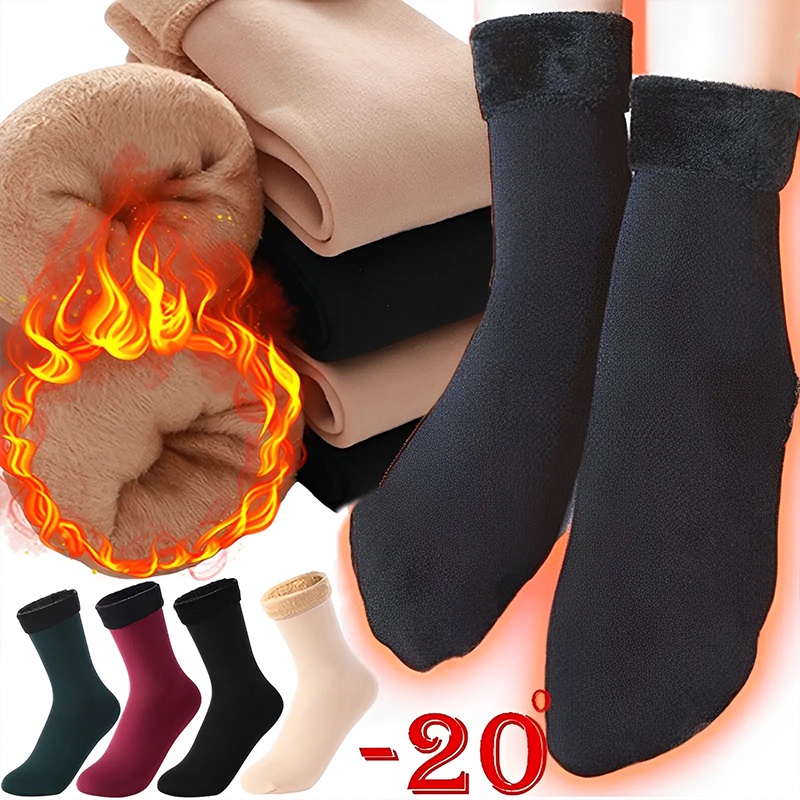 Thicken Winter Warm Thigh High Socks/ Wool Cashmere Snow Seamless Socks ...