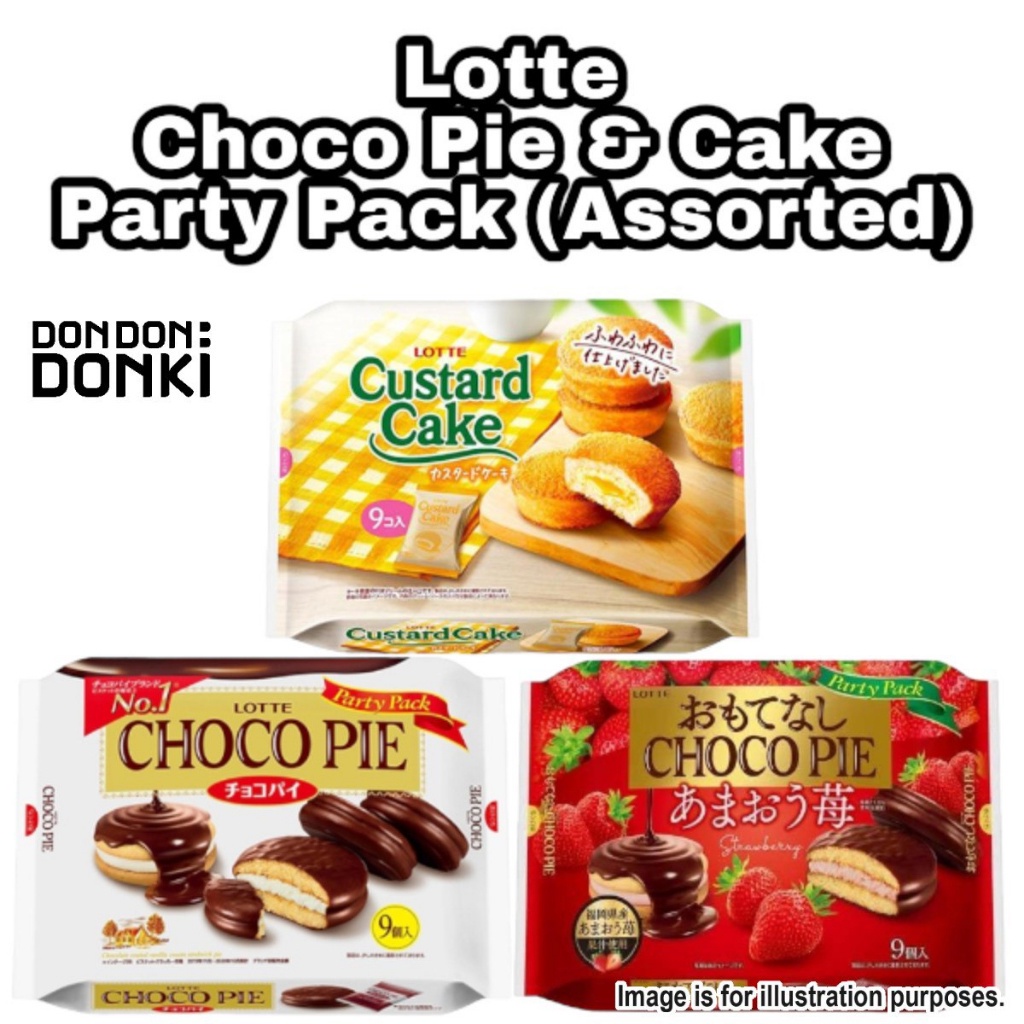 [DONKI]Lotte Choco Pie & Cake Party Pack (Assorted)- | Shopee Singapore