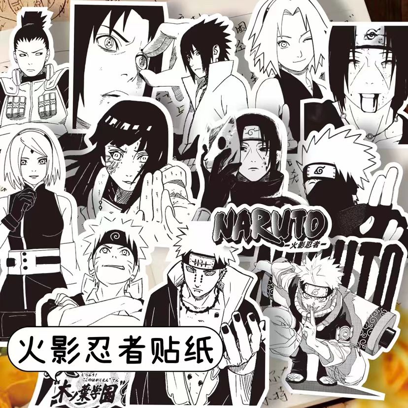 Naruto Stickers Naruto Uzumaki Sasuke Uchiha Kakashi Hatake Sticker for ...