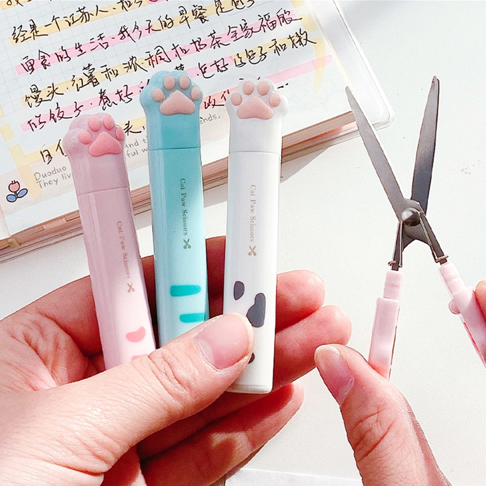 Cute Cat Paw Art Scissors Multifunctional Hand Scissors Mini Kawaii ...