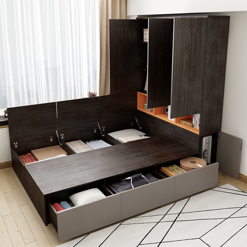 {SG Sales}Tatami Storage Bed HDB Storage Bed Frame with Storage Drawers ...
