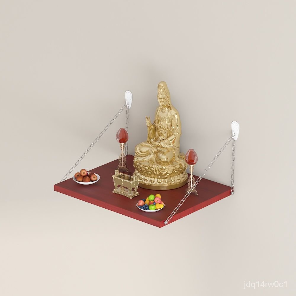 ZzSimple Small Altar Wall-Mounted Punch-Free Incense Burner Table Wall ...