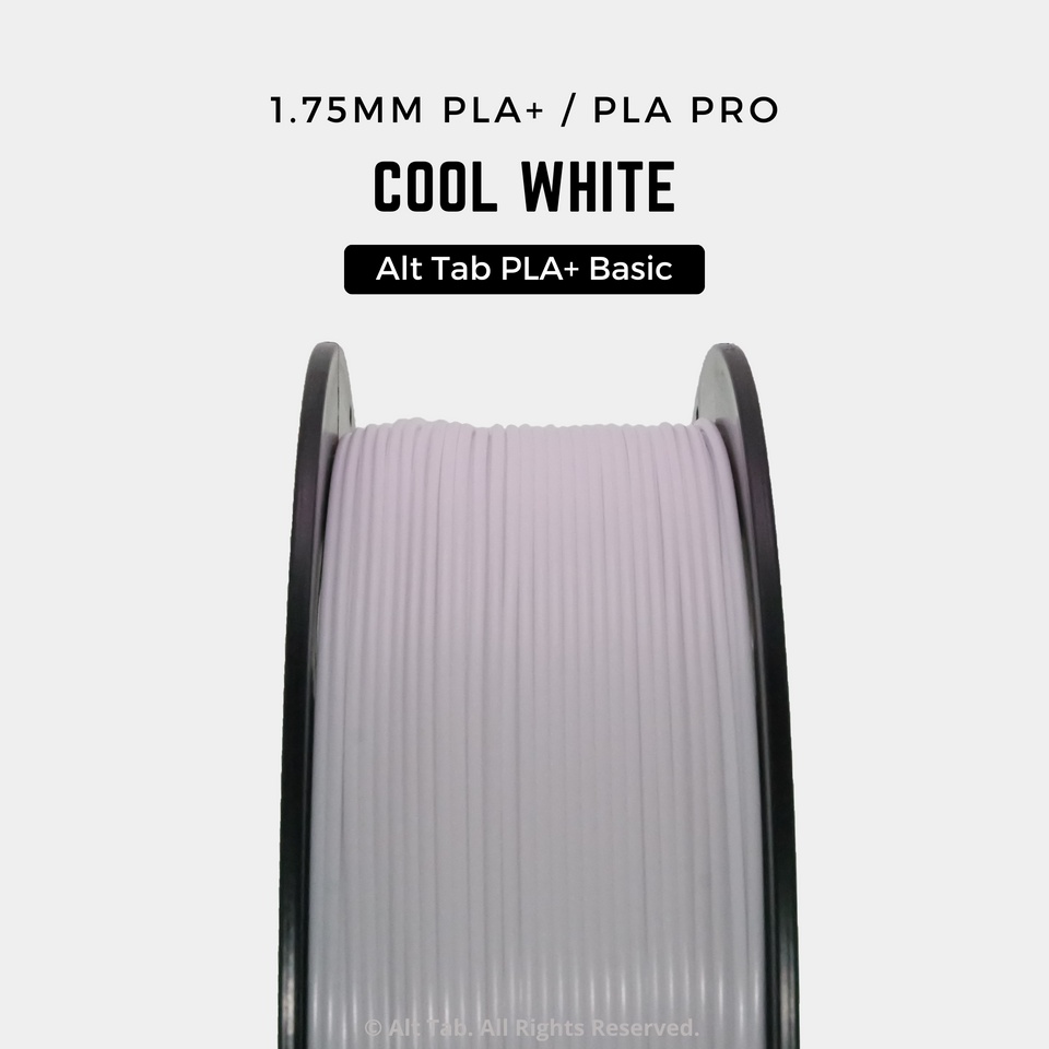 (Local Stock) Cool White PLA PRO/PLUS/PLA+ Filament 1.75mm 1kg 3D ...