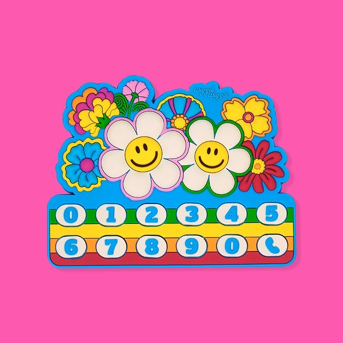 wiggle wiggle parking number sign - Popping Land vibrant number sign ...
