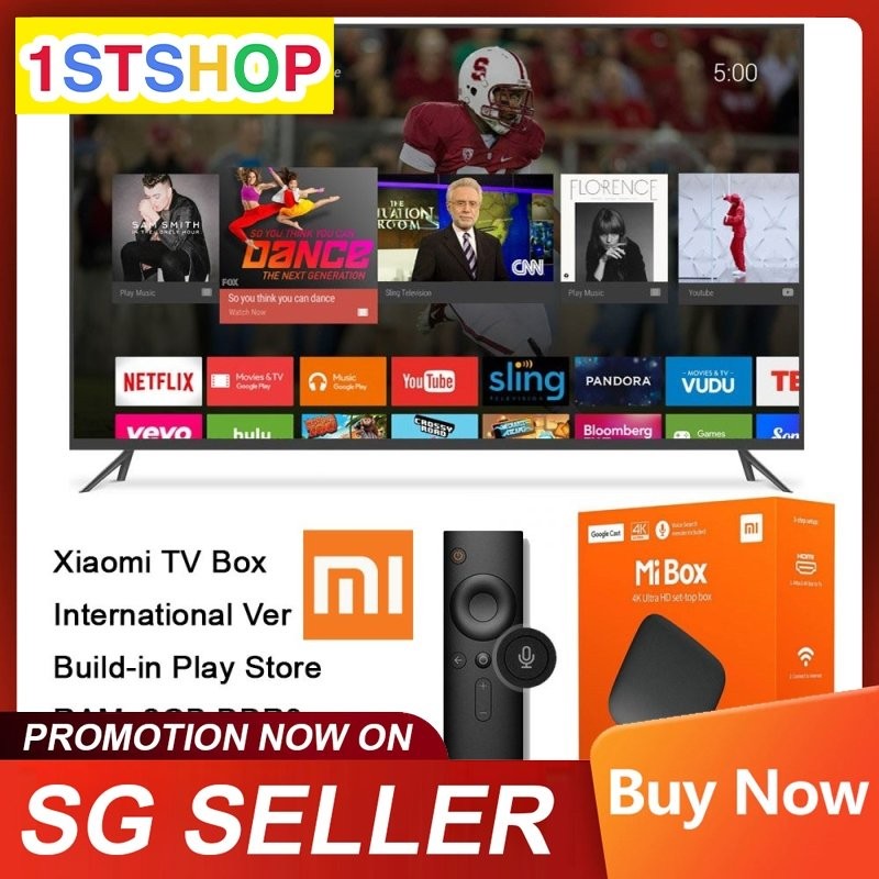 💎 READY STOCK💎Xiaomi Mi Box S MDZ-22-AB (International) - 4K HDR ...