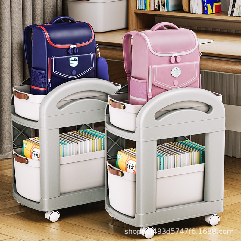 School Bag Shelf Removable Under Desk Storage Cabinet Desktop Work ...