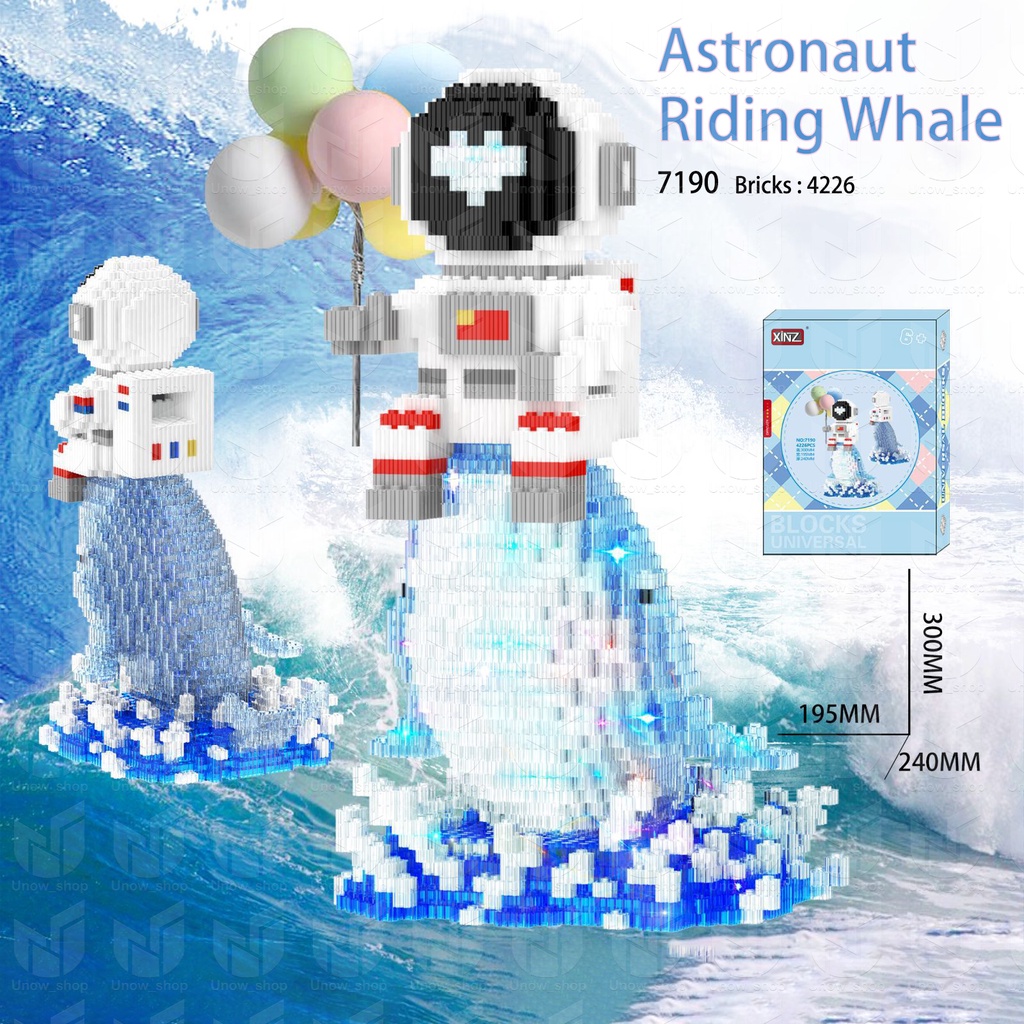 Nano Block ASTRONAUT UNICORN Series | Bricks education Nano Block ...
