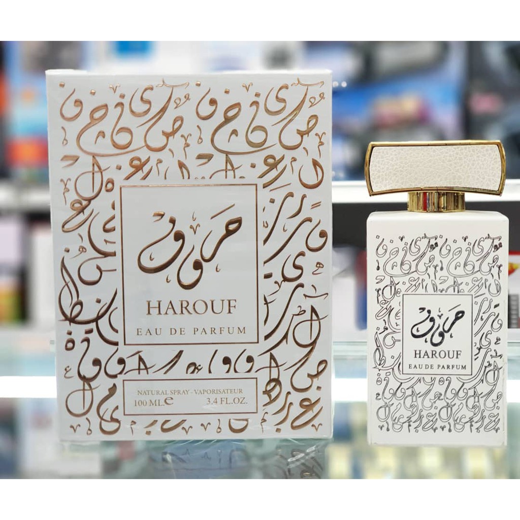 Perfume HAROUF (White) EDP 100ML unisex By Ard Al Zaafaran minyak wangi ...
