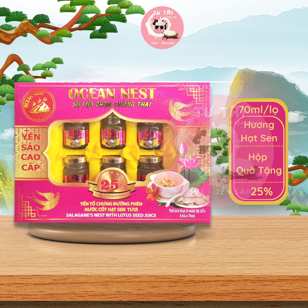 Ocean Nest Bird's Nest 25% Bird's Nest Gift Box (Box/6 bottles/70ml ...