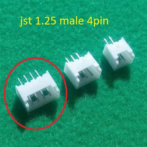 Micro JST 1.25mm 4-Pin Connector Plug Female Male 4Pin 4P Connector - Male -OLL | Shopee Singapore